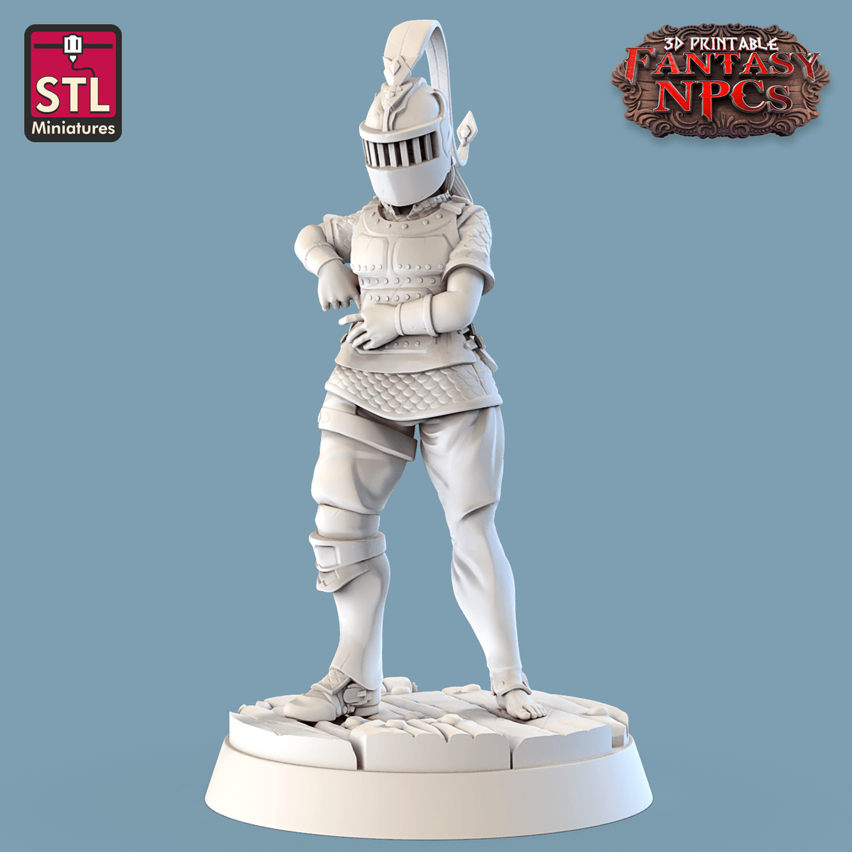 3D Printed STL Miniatures SG4 Individual Characters Set Fantasy NPC ...